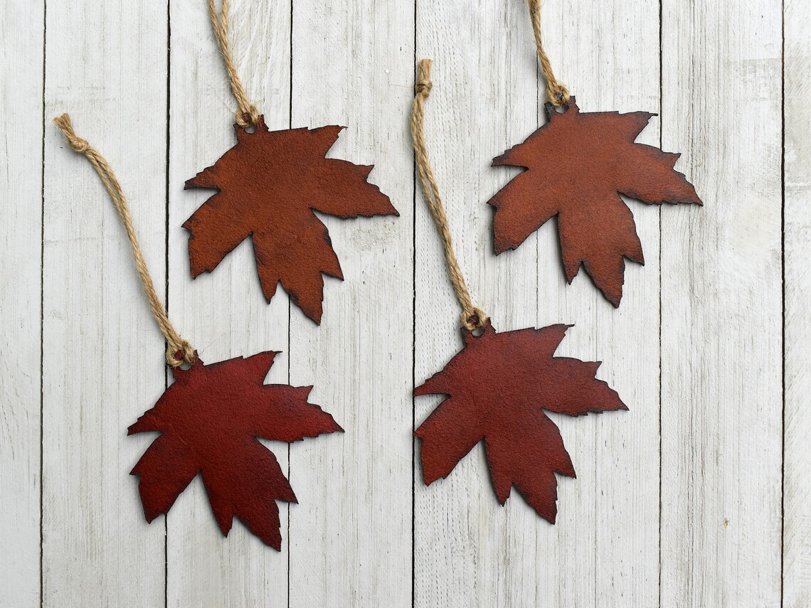 Maple Leaf Ornament Fall Ornament Inspirational Gifts | Etsy