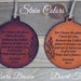 Bible Verse Ornament - Christian Leather Ornament - Ornaments ...