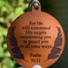 Bible Verse Ornament - Christian Leather Ornament - Ornaments ...