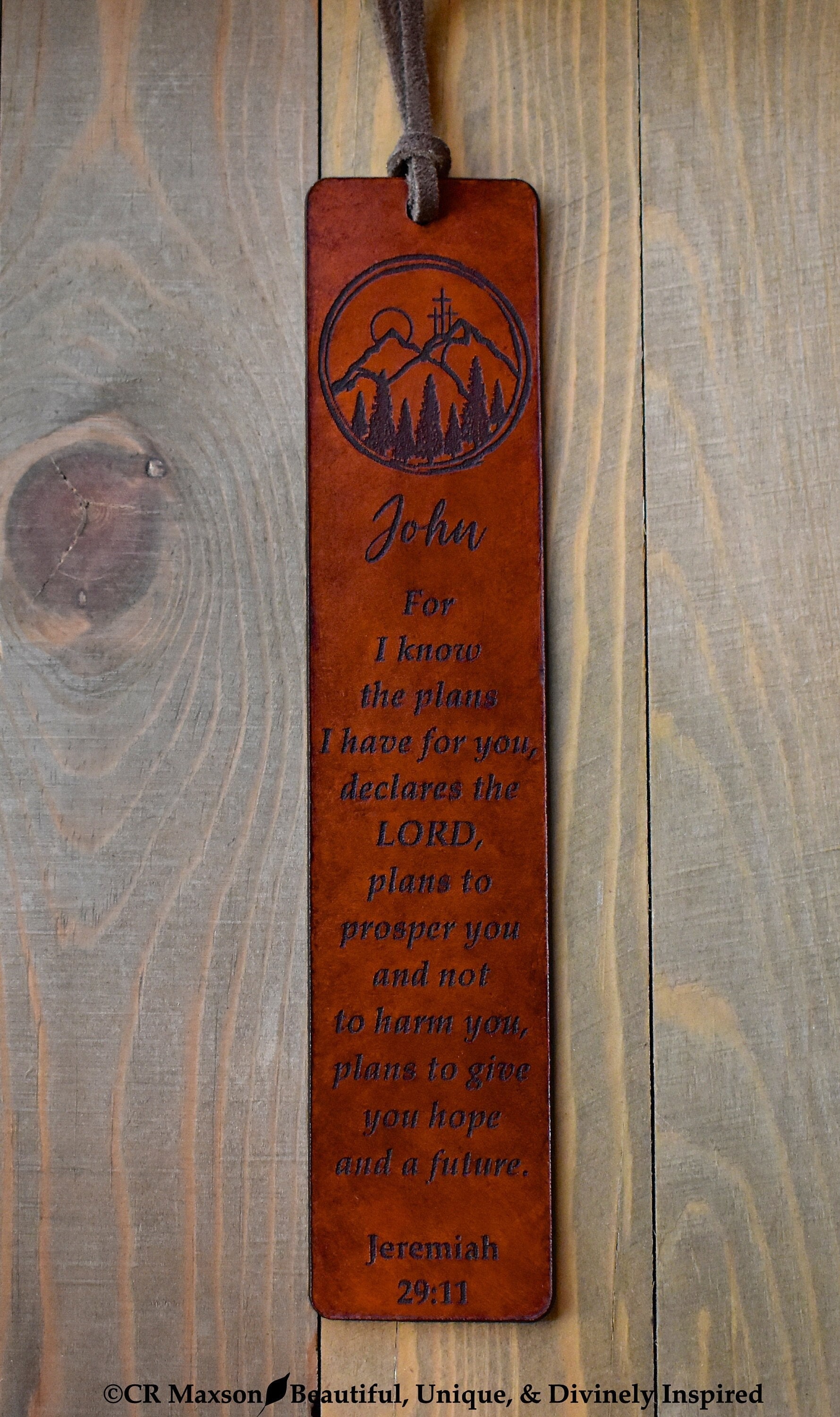 Personalized Christian Gifts for Men Bible Verse Leather | Etsy