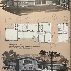 Multi-level Homes Split Level Bi-level Hillside Designs Vintage Home ...