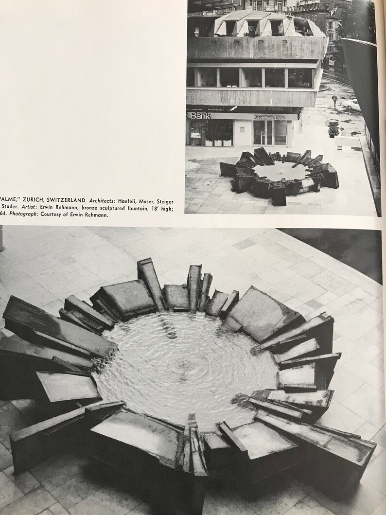 Art in Architecture Louis G. Redstone FAIA 1968 Mid Century - Etsy