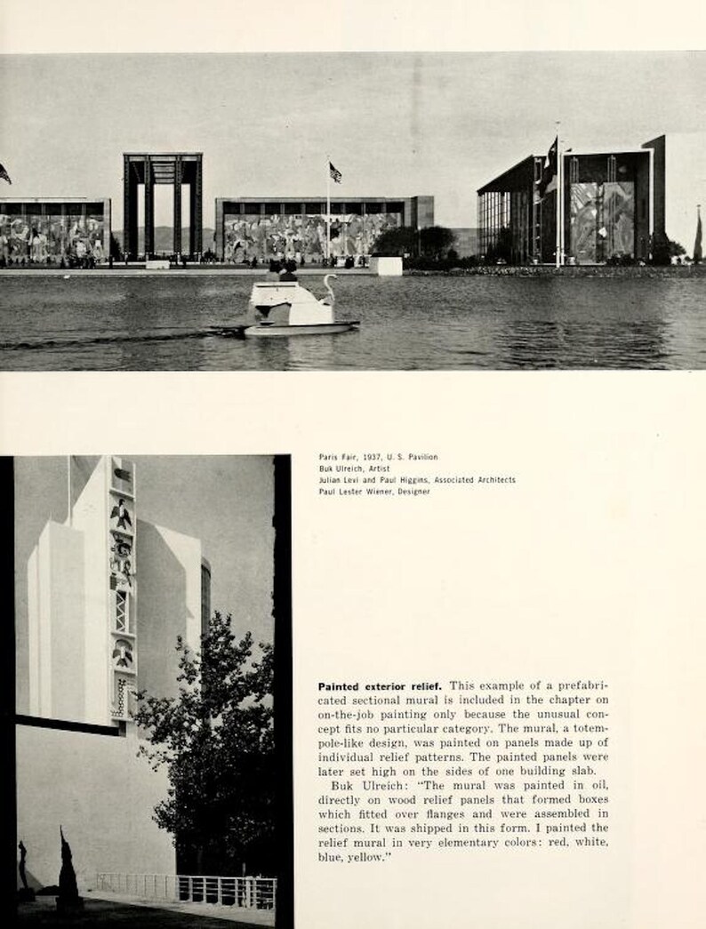 ART in MODERN ARCHITECTURE Eleanor Bittermann 1952 Mid Century Modern ...