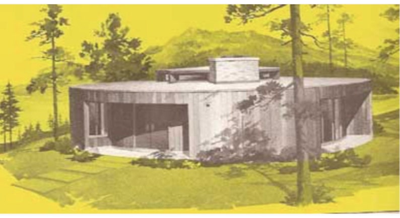 1984 Home Designs Encyclopedia: 450 Mid Century Modern House Plans - Etsy
