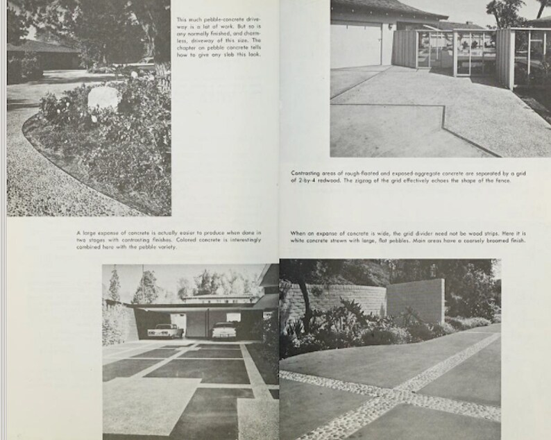 How to Work With Concrete and Masonry Darrell Huff 1968 Mid - Etsy