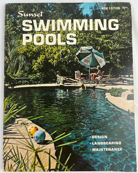 Sunset Swimming Pools 1970 Design Landscape Maintenance - Etsy