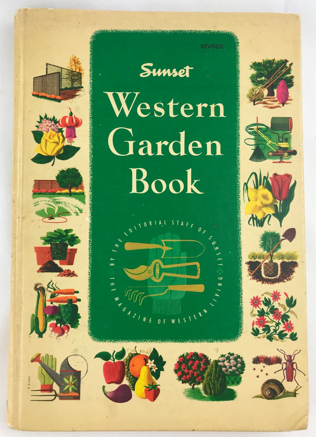 Sunset Western Garden Book 1965 Mid Century Modern Era Gardening ...