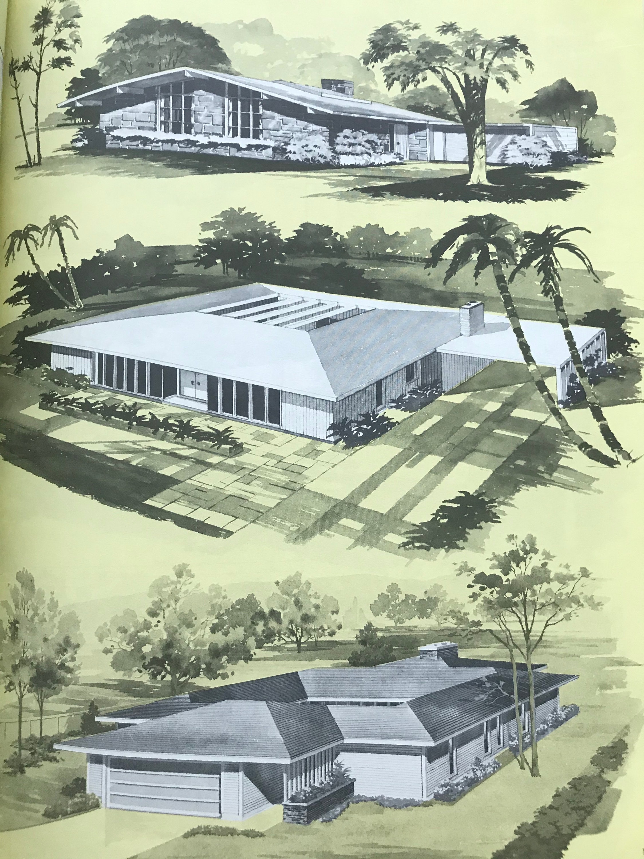 Mid Century Modern Ranch House Plans