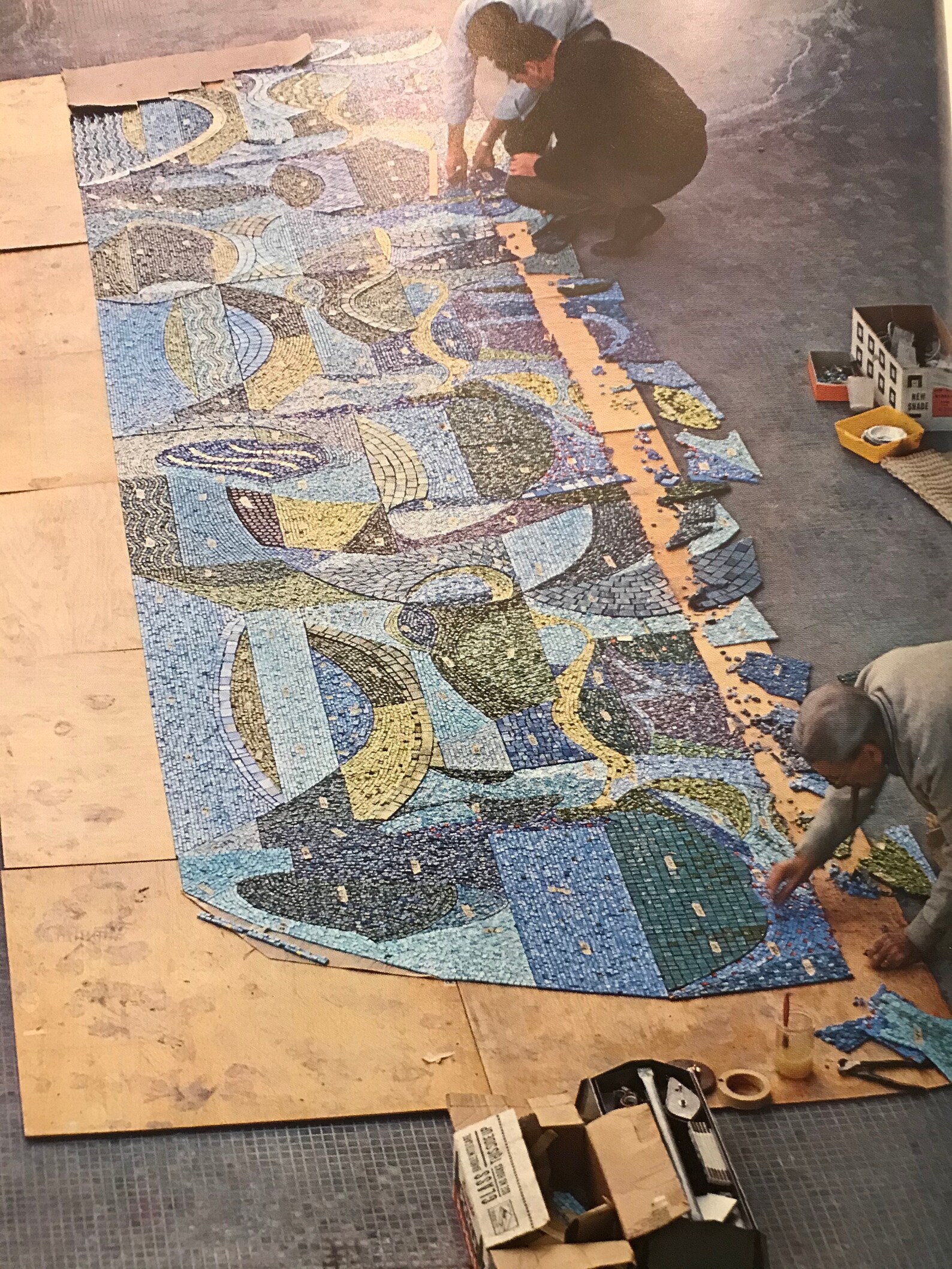 Mosaics Principles Practice Joseph L. Young 1963 MID CENTURY MODERN ...