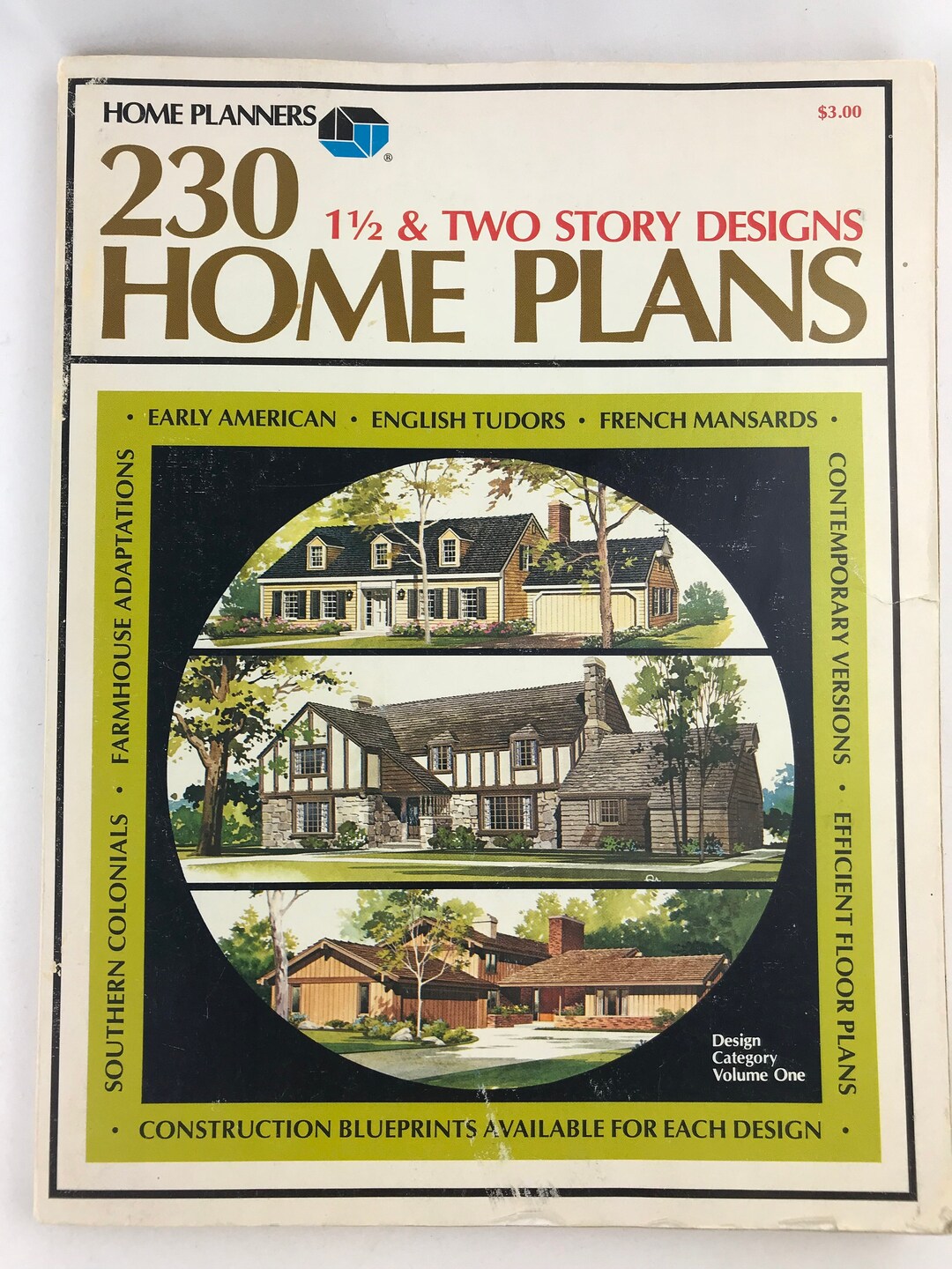 230 Home Plans 1 1/2 and 2 Story Designs Richard Pollman 1977 Vintage ...