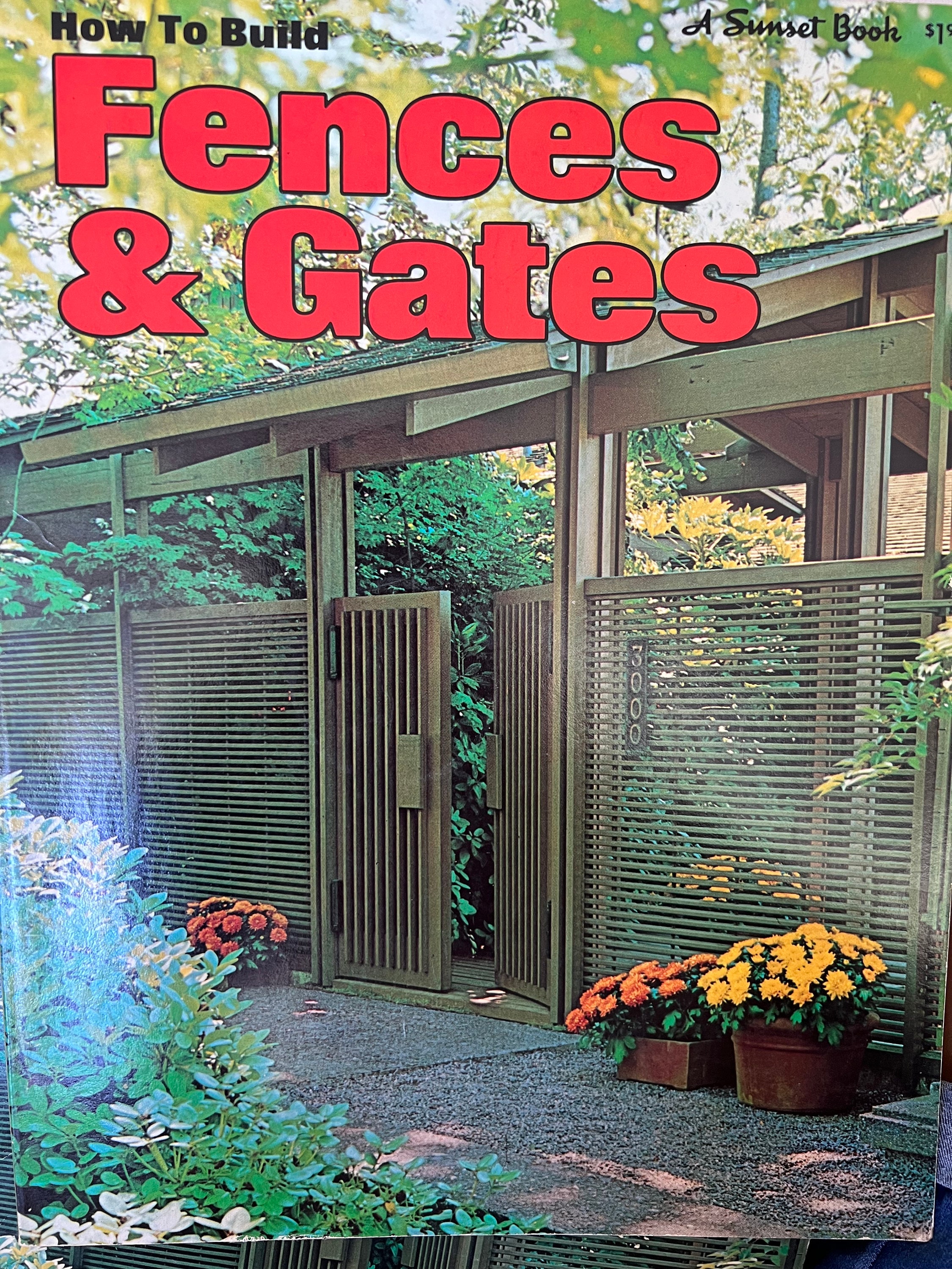 1971 Sunset Fences & Gates Book: Mid-century Modern Landscape Design - Etsy