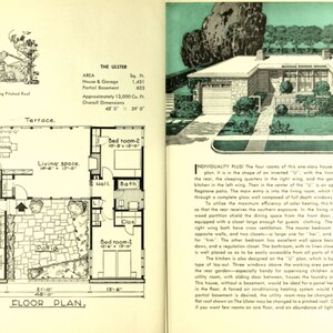 House-of-the-month Book of Small Houses Harold E. Group 1946 Vintage ...