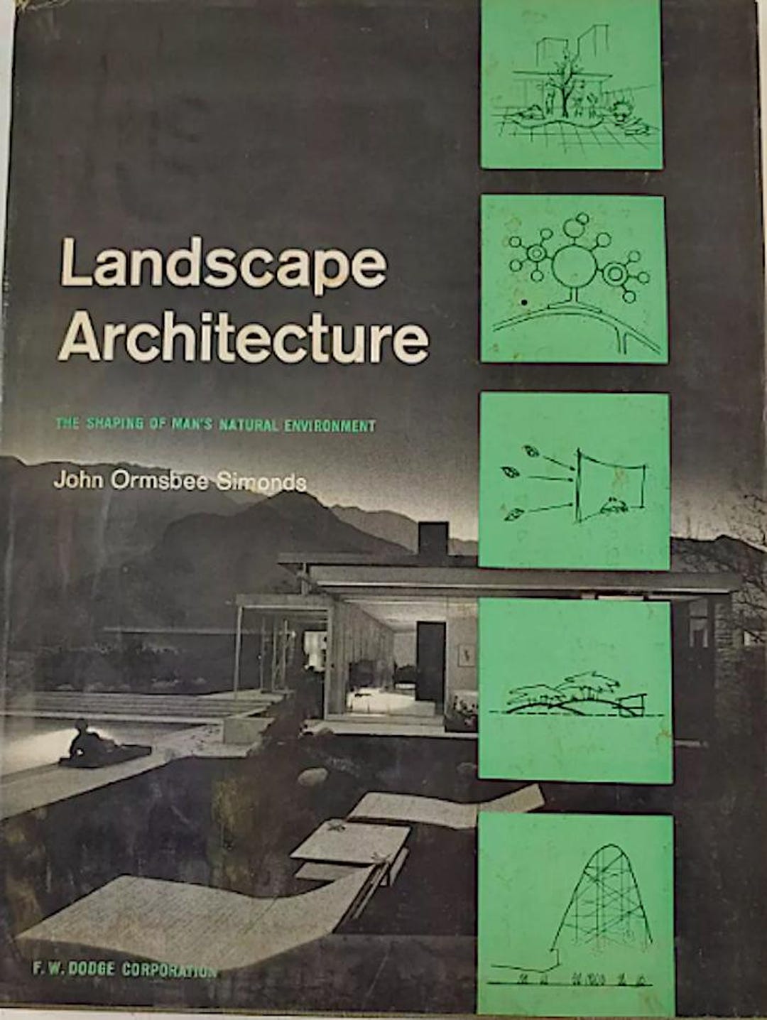 Arquitetura Paisagística A Moldagem do Ambiente Natural do Homem John Ormsbee Simonds 1961 Livro ...