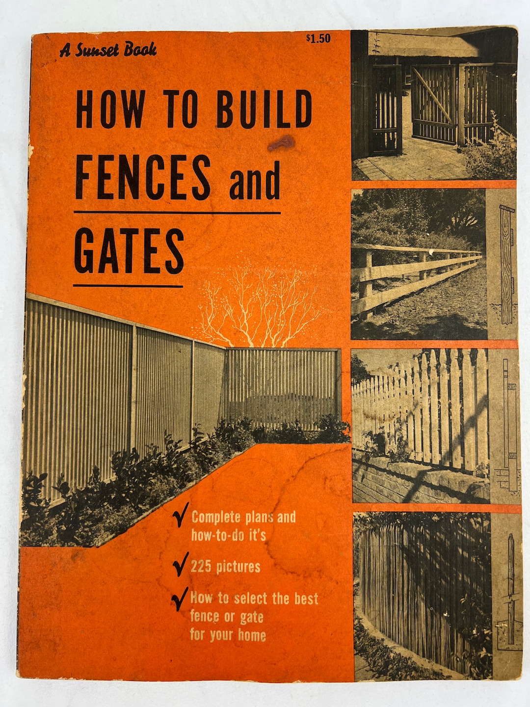 How to Build Fences and Gates 1952 Mid Century Modern Landscape ...
