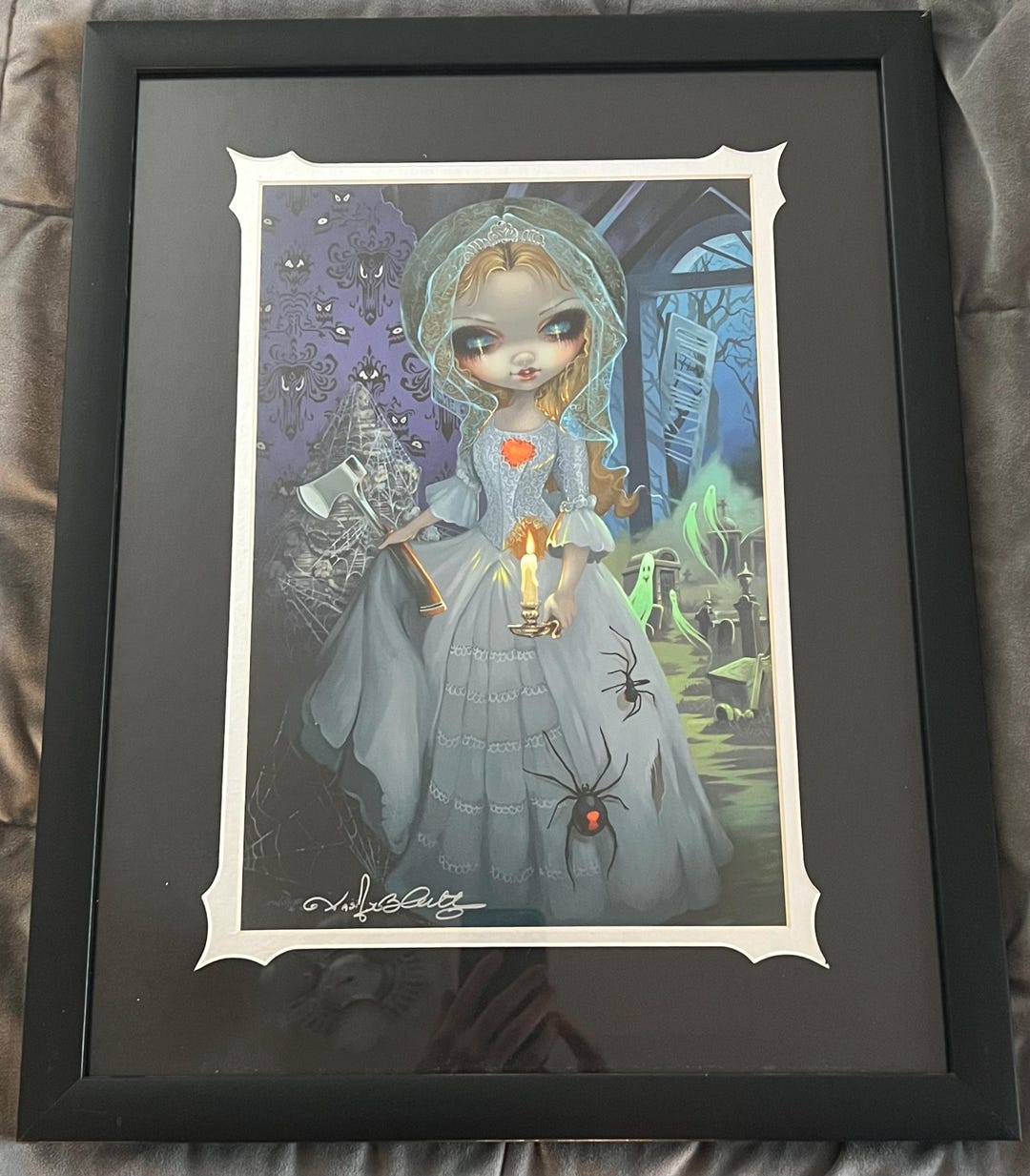 Disney the Haunted Mansion the Bride Returns Jasmine Becket-griffith ...