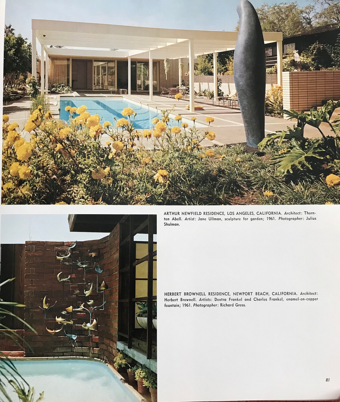 Art in Architecture Louis G. Redstone FAIA 1968 Mid Century - Etsy