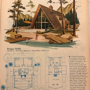 Vacation Homes: A-frames, Chalets, Designs 480 to 3,238 Sq. Ft Richard ...