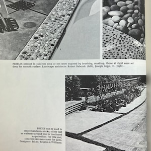 Sunset Swimming Pools 1970 Design Landscape Maintenance Vintage Mid ...