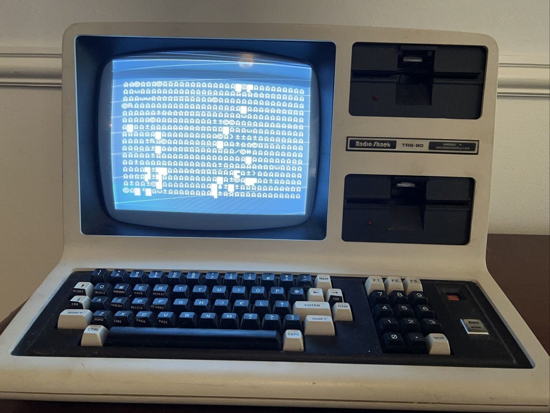 Radio Shack TRS80 Model 4 Micro Computer 80s Vintage Works - Etsy Australia