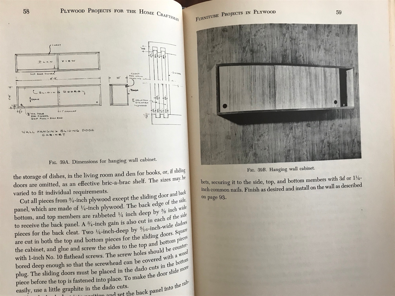 Plywood Projects for the Home Craftsman Robert Scharff 1951 - Etsy