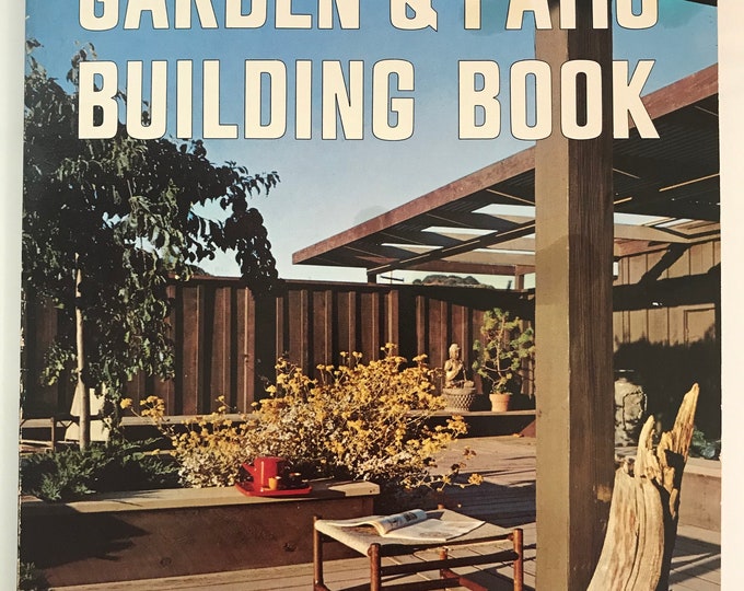 Garden & Patio Building Book Sunset 1969 Mid Century Modern - Etsy