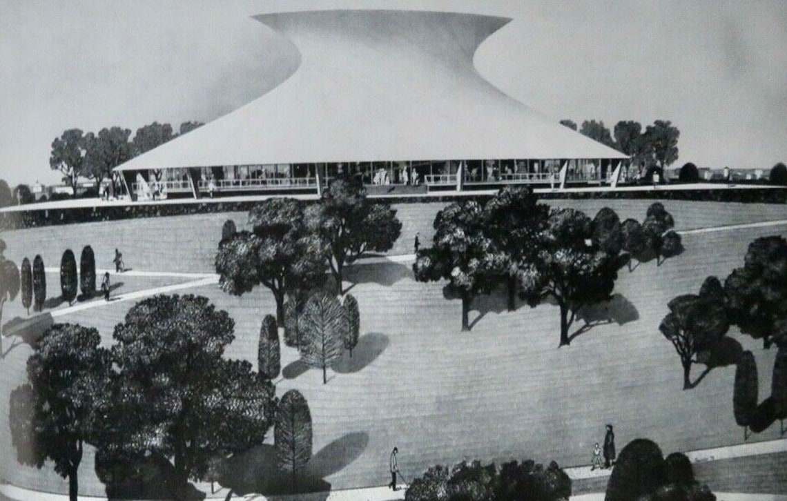 Helmut Jacoby Architectural Drawings Claudius Coulin 1966 mid | Etsy