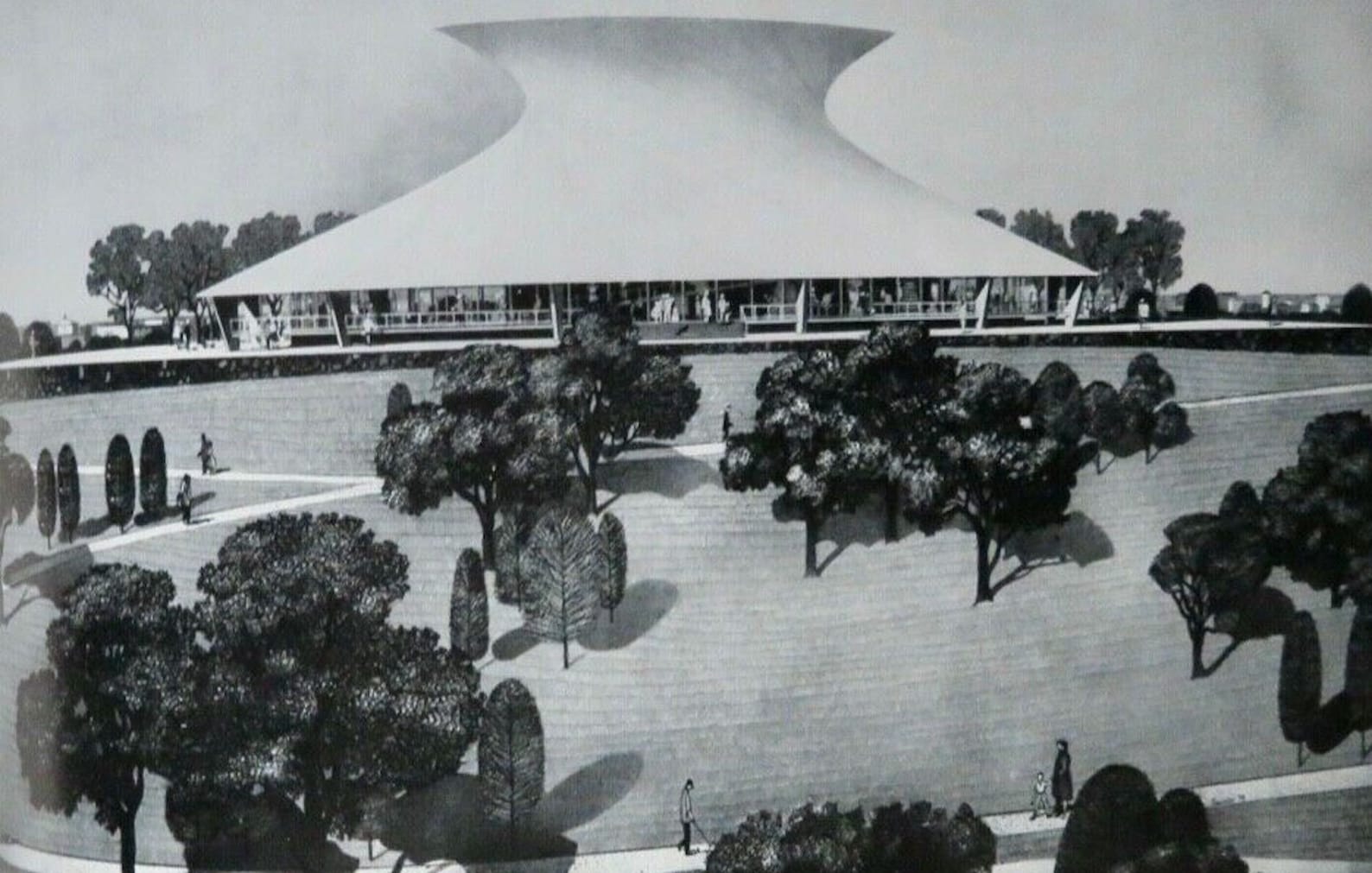 Helmut Jacoby Architectural Drawings Claudius Coulin 1966 mid | Etsy