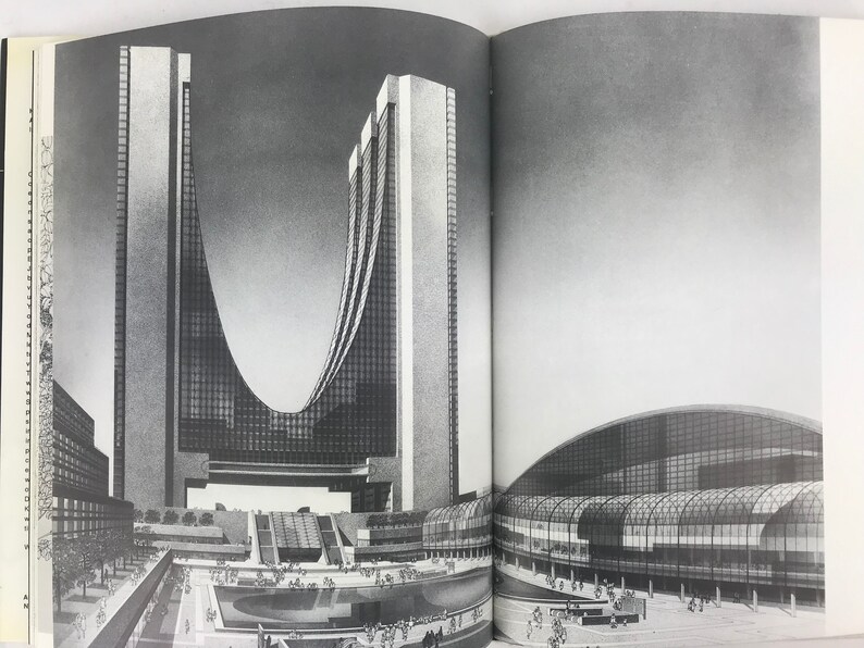 Architectural Drawings 1968-1976 Helmut Jacoby Mid Century - Etsy