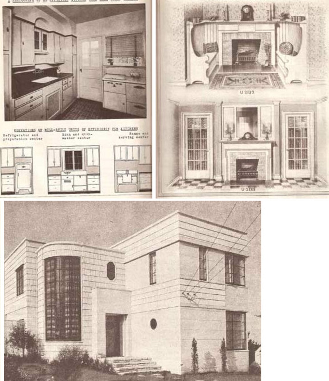 1942 House Construction Details Burbank Mid Century Modern - Etsy