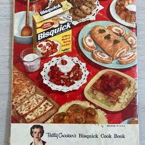 Betty Crocker's Bisquick Cook Book Vintage 1956 Cookbook Booklet ...