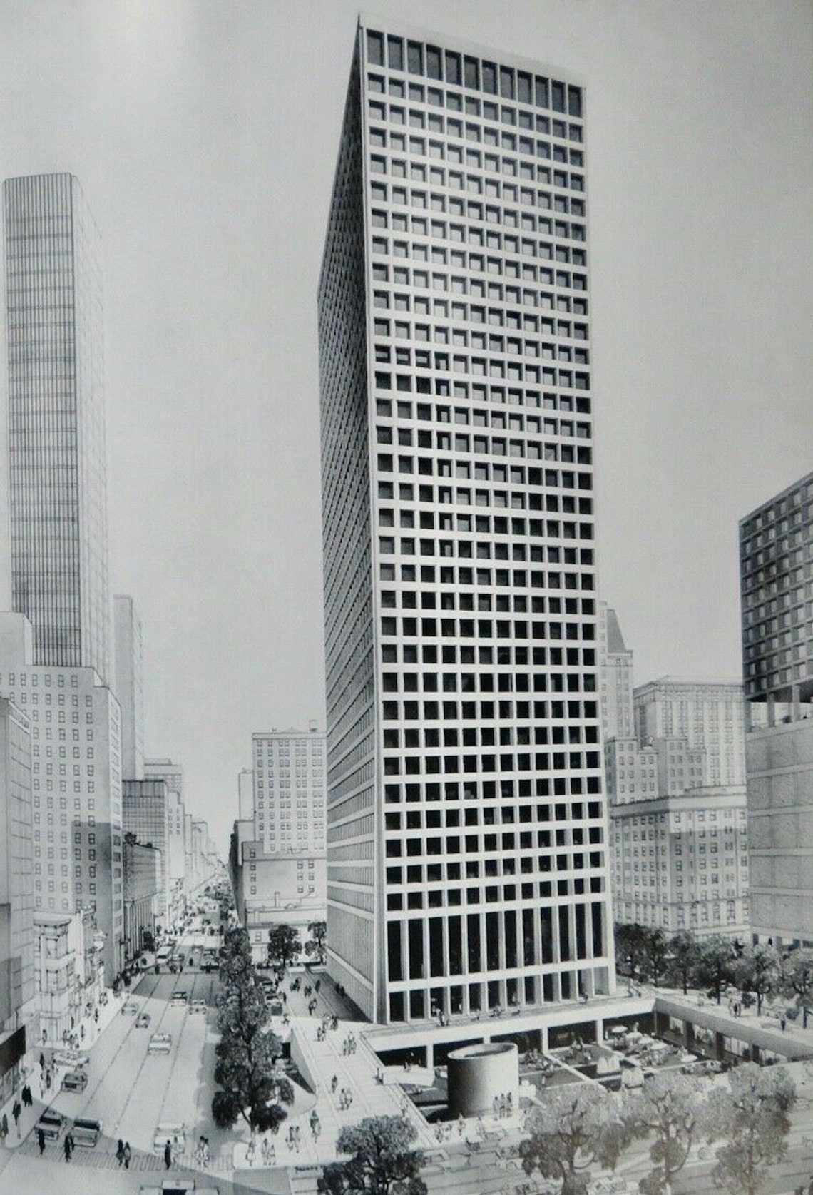 Helmut Jacoby Architectural Drawings Claudius Coulin 1966 mid | Etsy