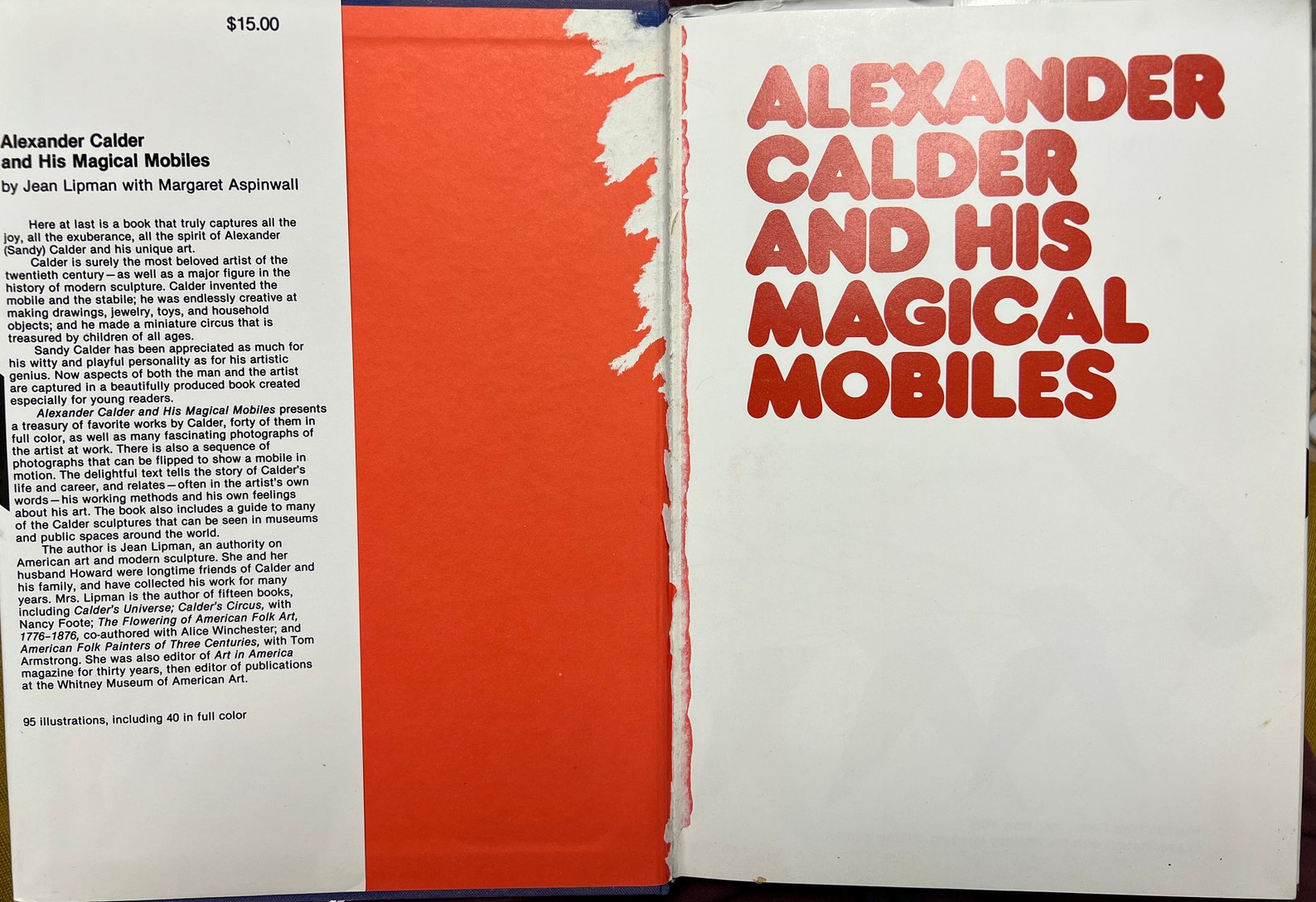 Alexander Calder and His Magical Mobiles Jean Lipman 1981 Book - Etsy