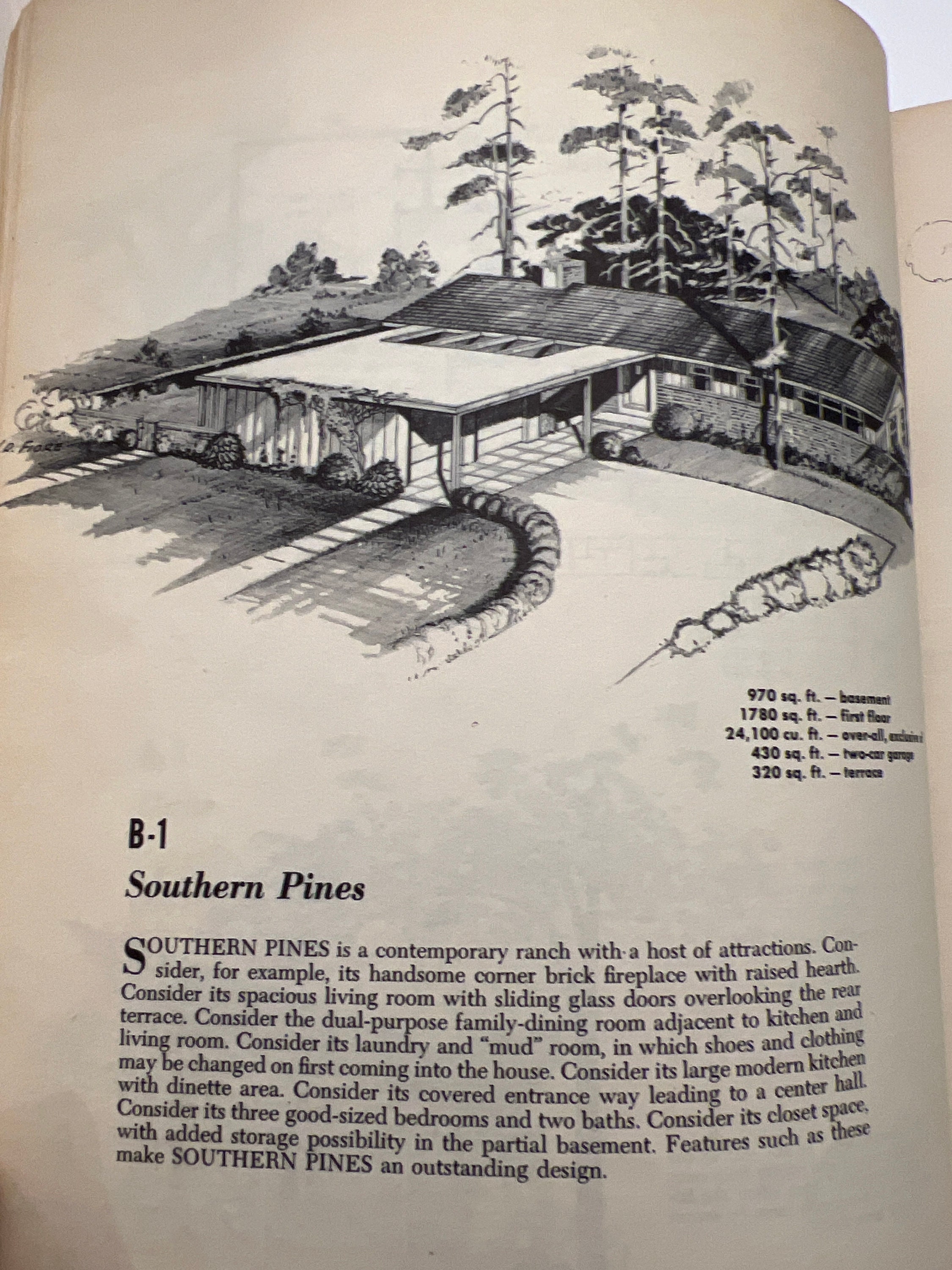 Your New Home 1957 Vintage Mid Century House Plans Book Ranch Split ...