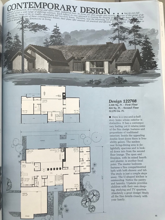 Cape Cod House Plans 1950s Vintage Home Plans 1930s 1960s The
