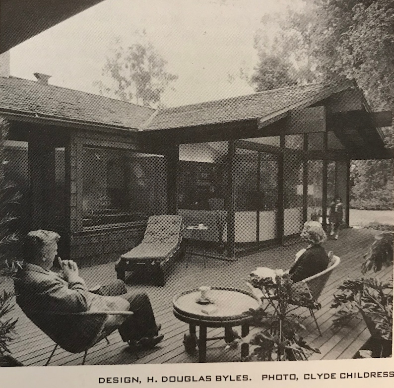 How to Build DECKS for Outdoor Living 1963 MID CENTURY Modern Landscape ...