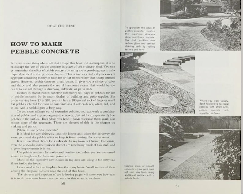 How to Work With Concrete and Masonry Darrell Huff 1968 Mid - Etsy