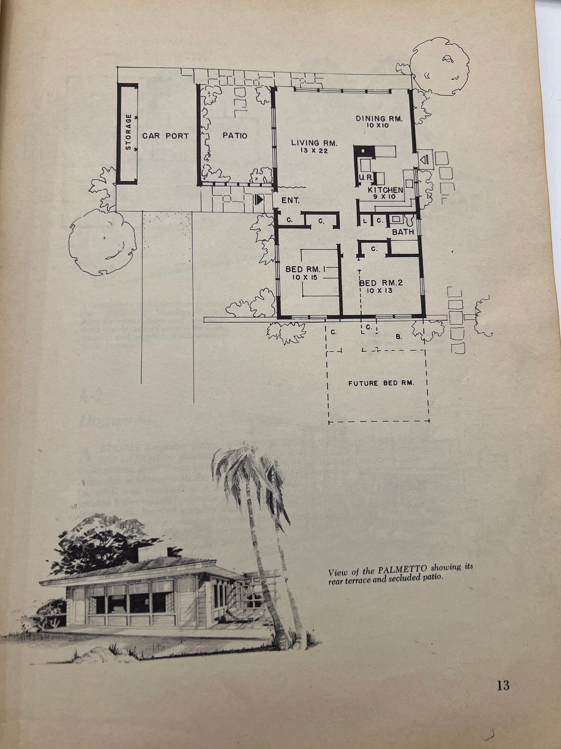 Your New Home 1957 Vintage Mid Century House Plans Book Ranch Split ...