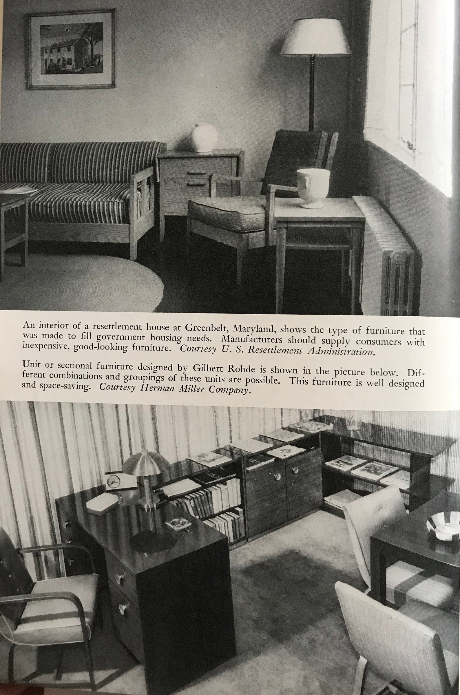 Home Furnishing Anna Hong Rutt 1948 MID CENTURY MODERN Interior Design ...