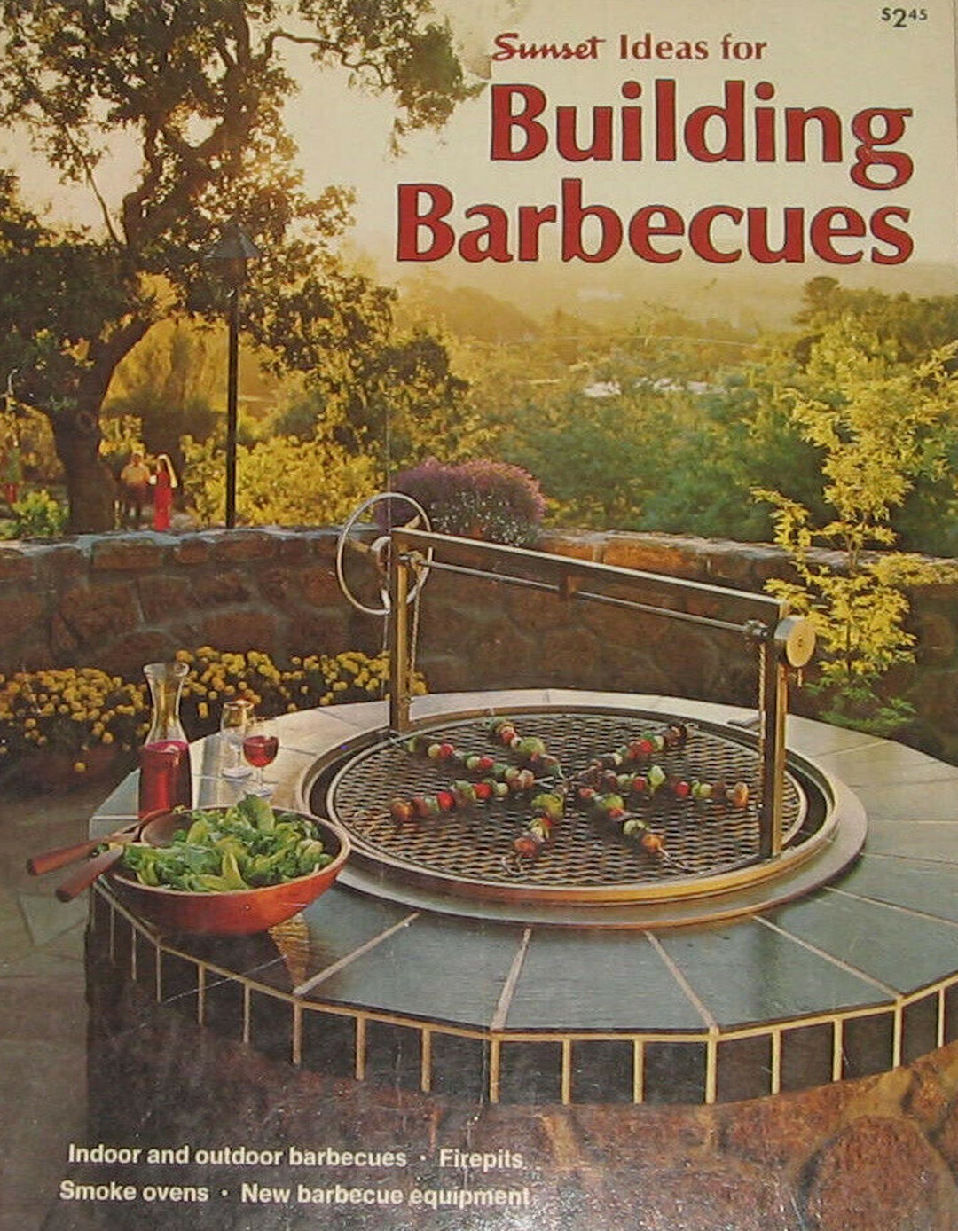 Sunset Ideas for Building Barbecues 1971 Mid Century Modern BBQ ...
