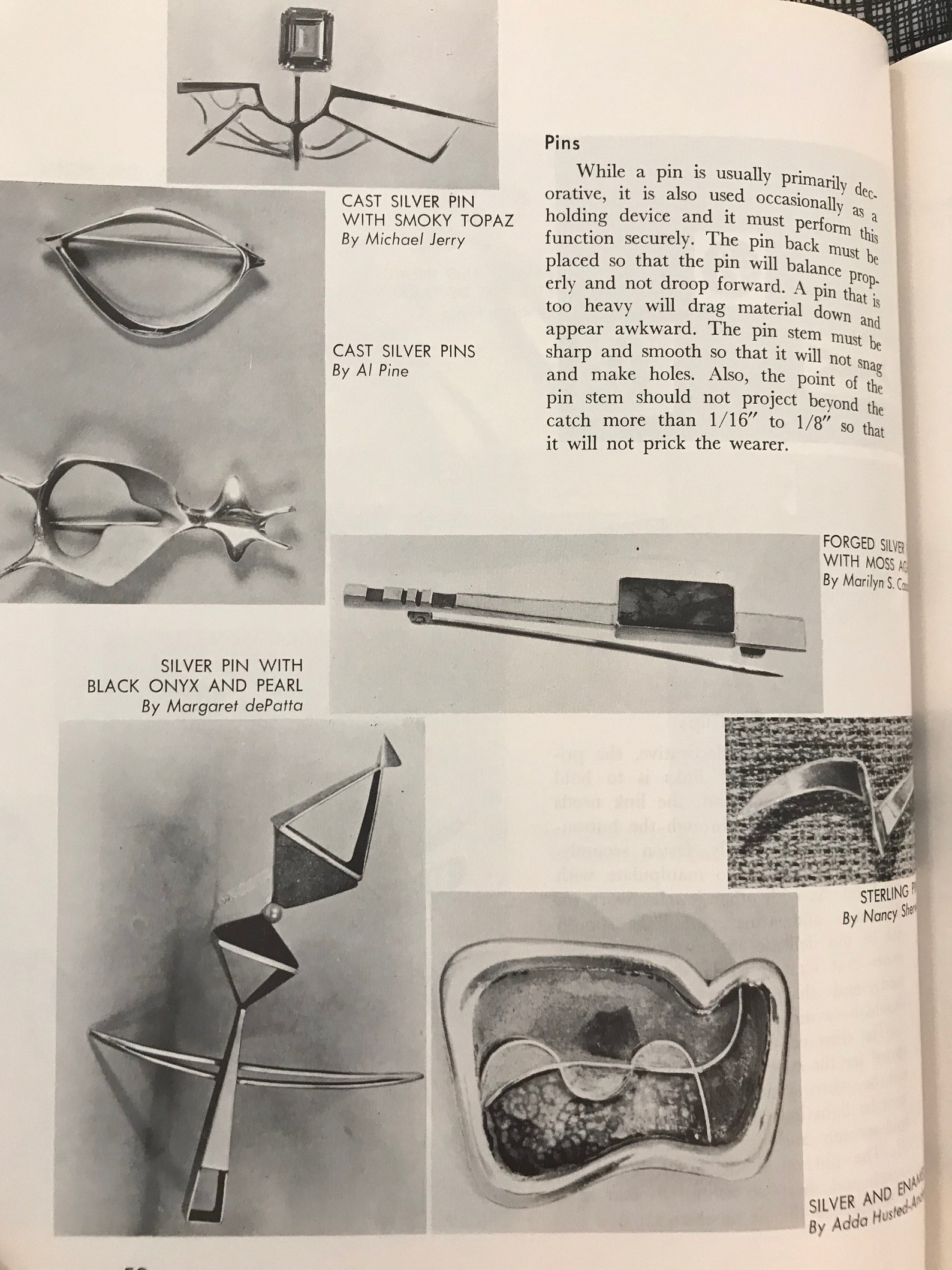 Handwrought Jewelry Lois E. Franke 1962 MID CENTURY MODERN Design Make ...