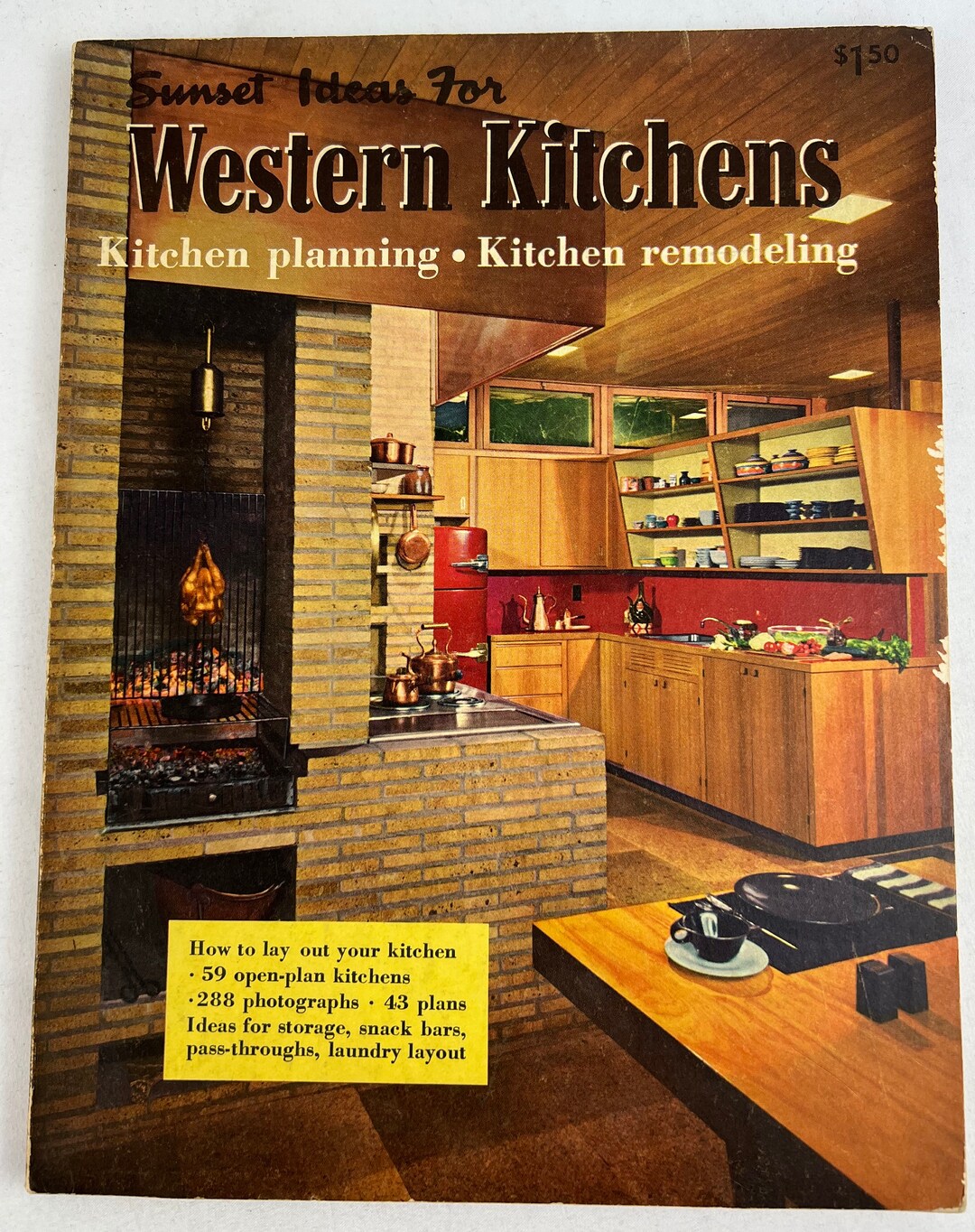 Sunset Ideas for Western Kitchens 1955 Planning Remodeling Mid Century ...