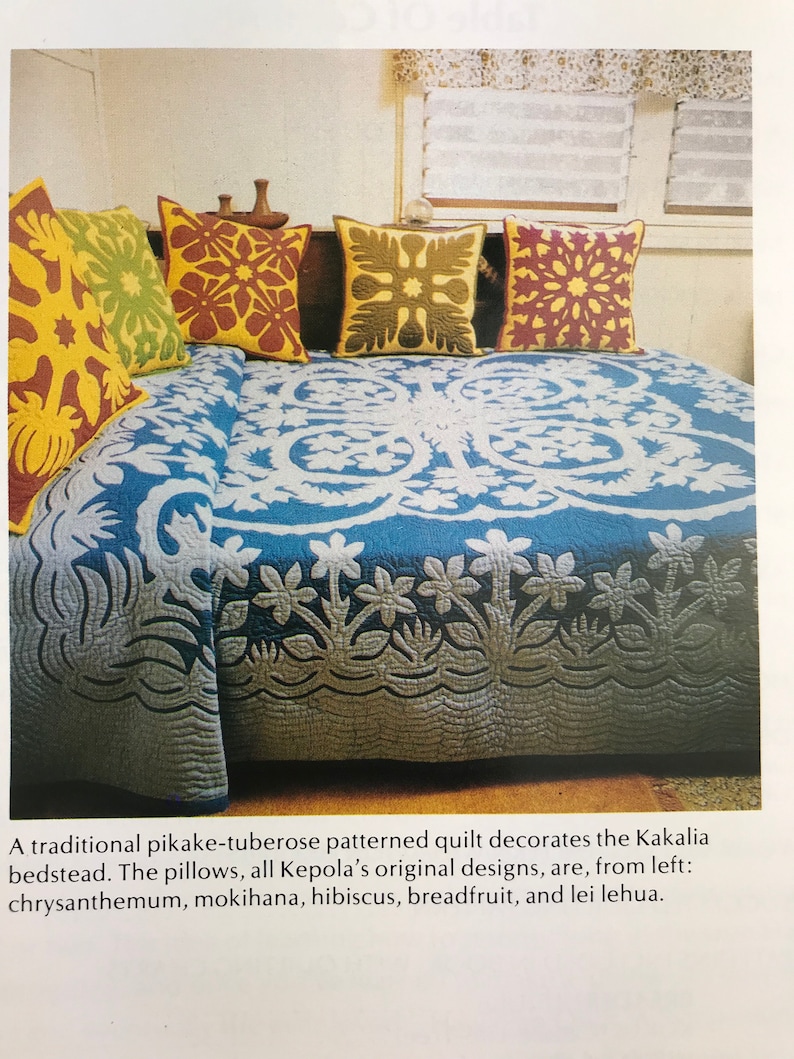 Hawaiian Quilting as an Art 1976 Vintage Hawaii Quilt Design Book - Etsy