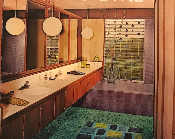 Modern Bathrooms Joseph Schram A Sunset Book 1963 Mid Century - Etsy