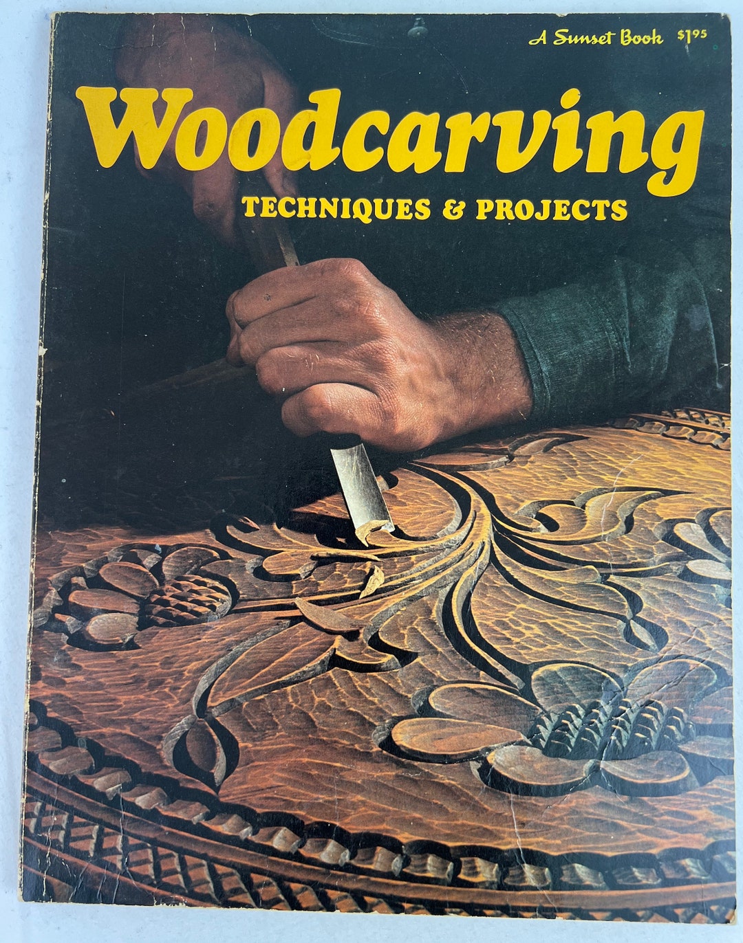 Woodcarving Techniques & Projects 1971 A Sunset Book Vintage Design Plans Ideas DIY Build Make ...