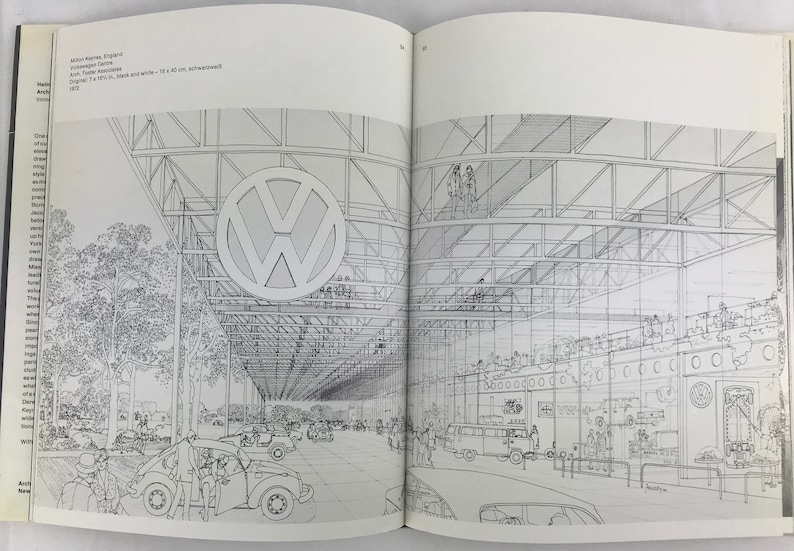 Architectural Drawings 1968-1976 Helmut Jacoby Mid Century - Etsy