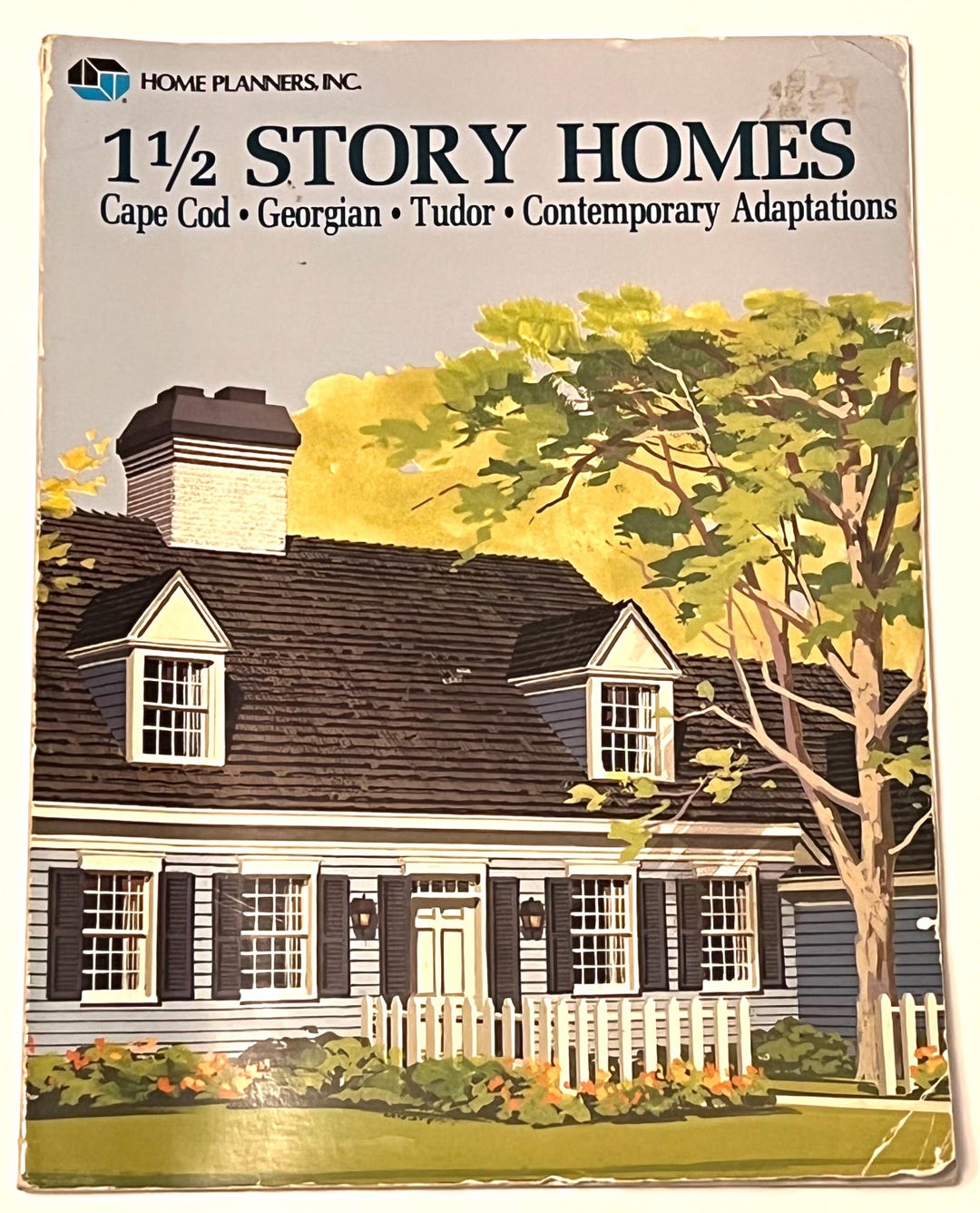 Home Planners 1 1 /2 Story Homes Vintage House Plans Cape Cod Georgian ...