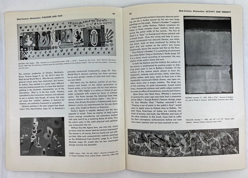 What is Modern Painting? 1956 MOMA Catalog by Alfred H. Barr Jr. - Etsy