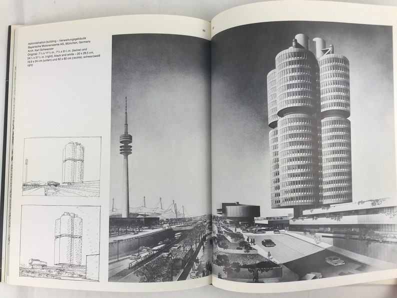 Architectural Drawings 1968-1976 Helmut Jacoby Mid Century - Etsy Sweden