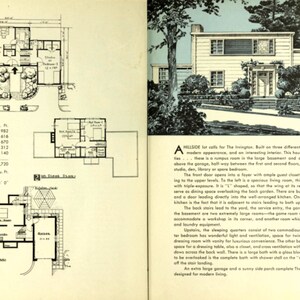 House-of-the-month Book of Small Houses Harold E. Group 1946 Vintage ...