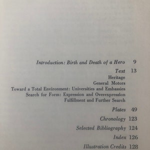 Eero Saarinen (makers of Contemporary Architecture) Allan Temko 1962 ...